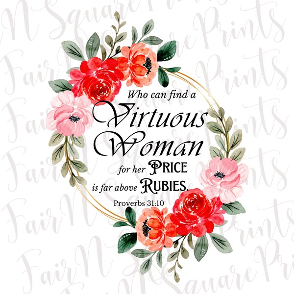 A Virtuous Woman - Etsy
