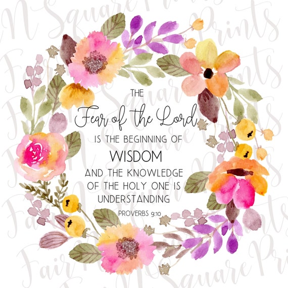 Fear Of The Lord Is The Beginning Of Knowledge