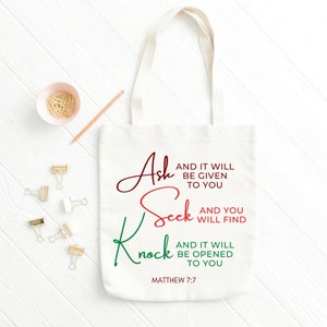 Matthew 7:7 Png File for Sublimation/ask Seek Knock Png Designs for ...