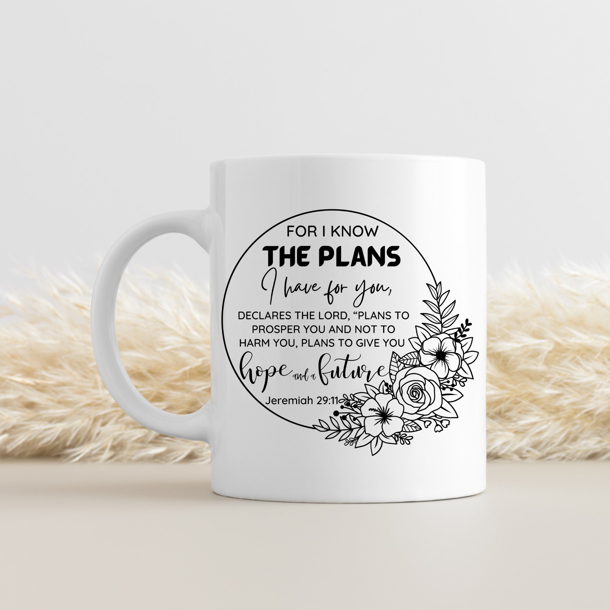 Jeremiah 29:11 PNG File, Floral Bible Verse (digital Download) - Etsy