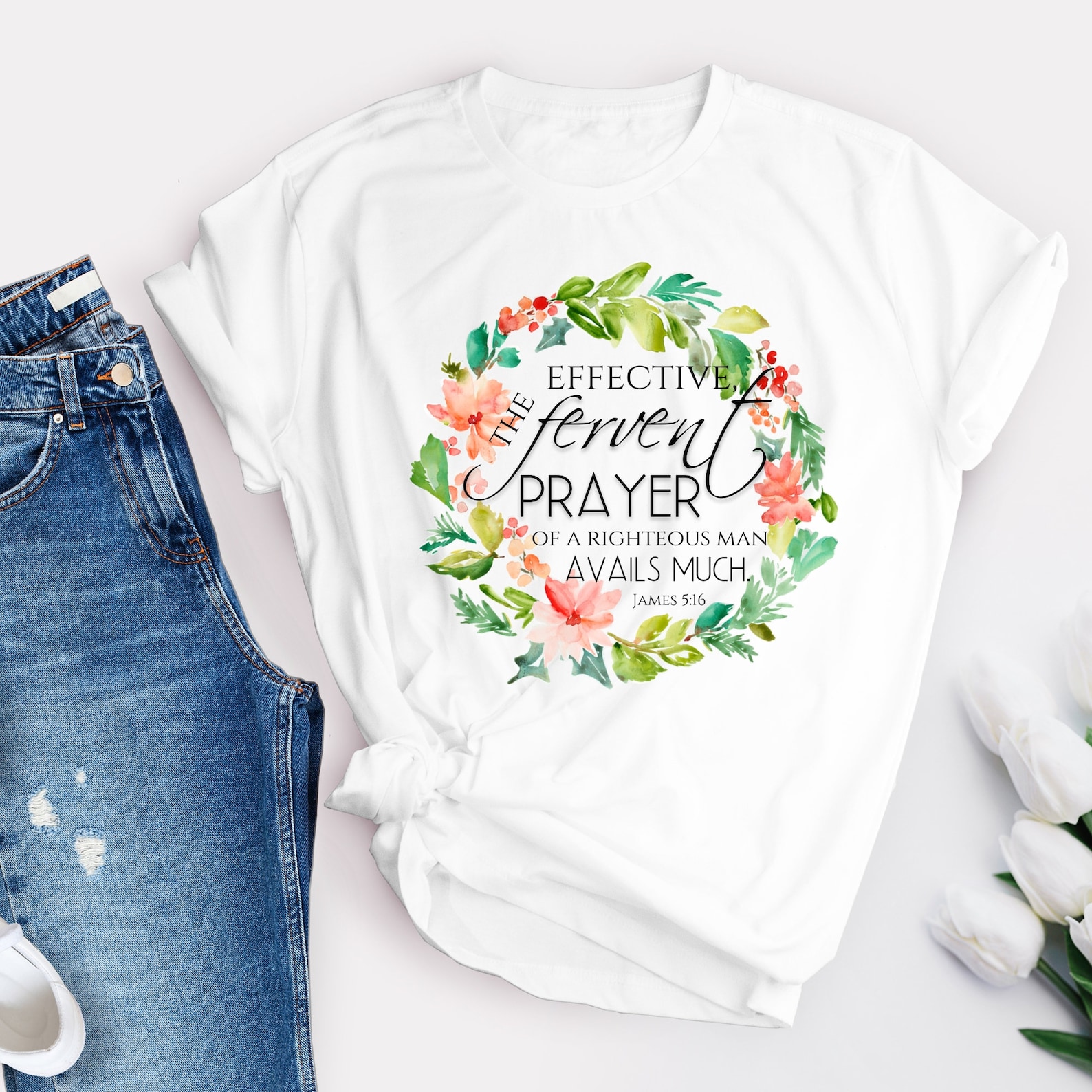 James 5:16 Png File for Sublimation/the Effective Fervent - Etsy