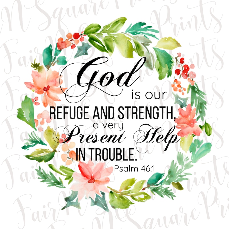 Psalm 46 1 - Etsy