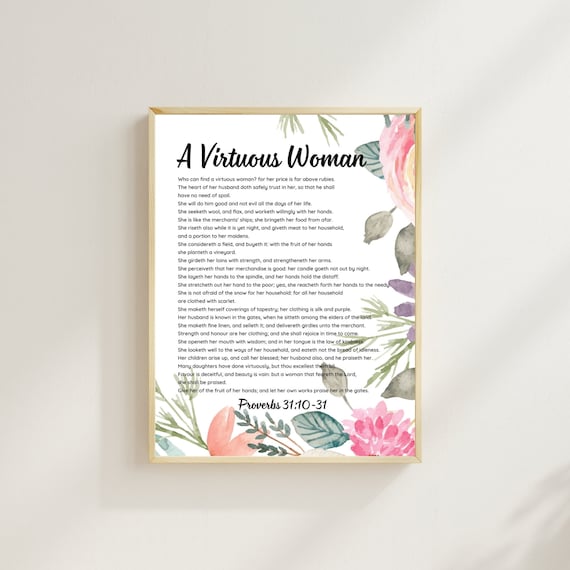 Proverbs 31 10 31 Printable