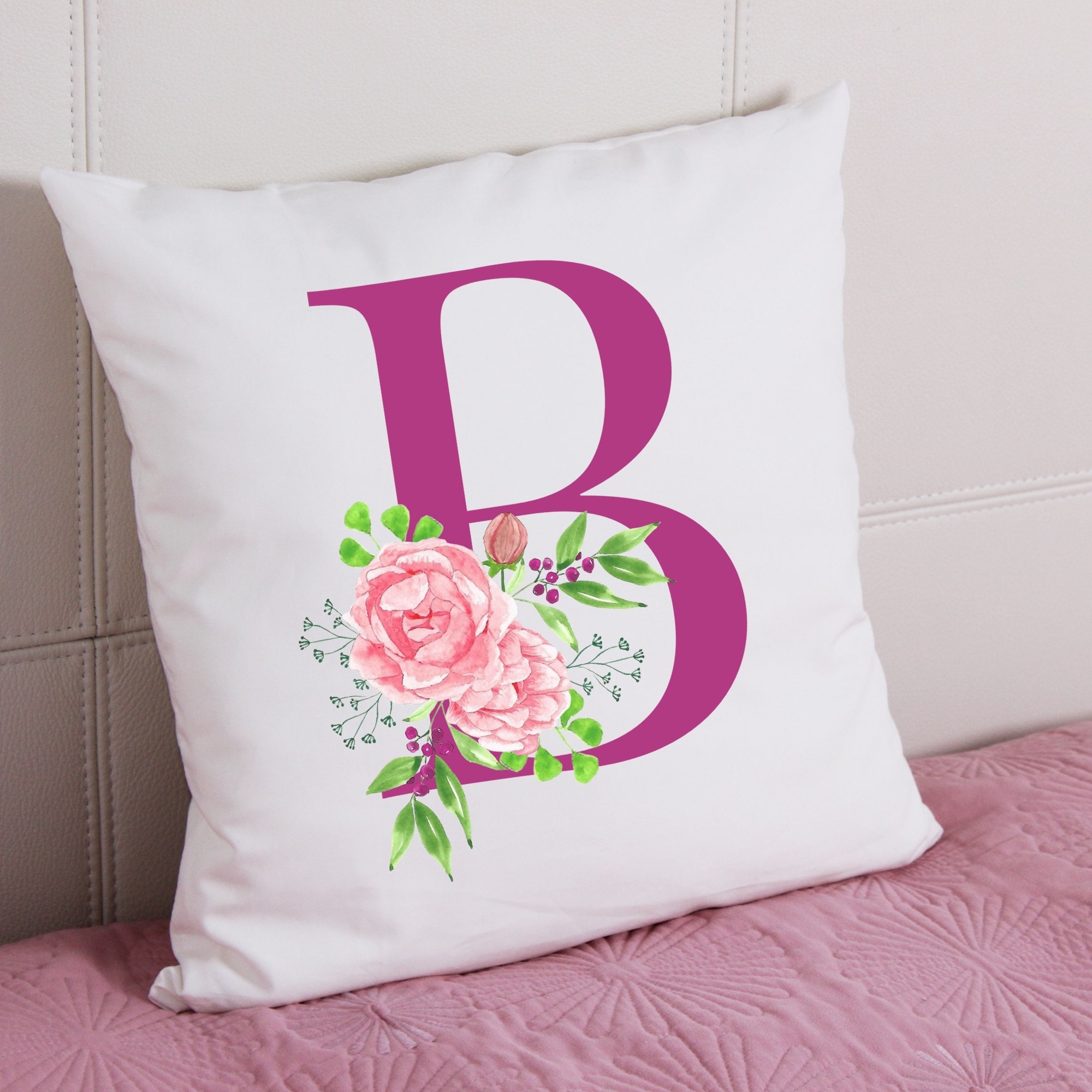 Floral Letter B PNG: Royal Heath, Sublimation Design (digital Download ...
