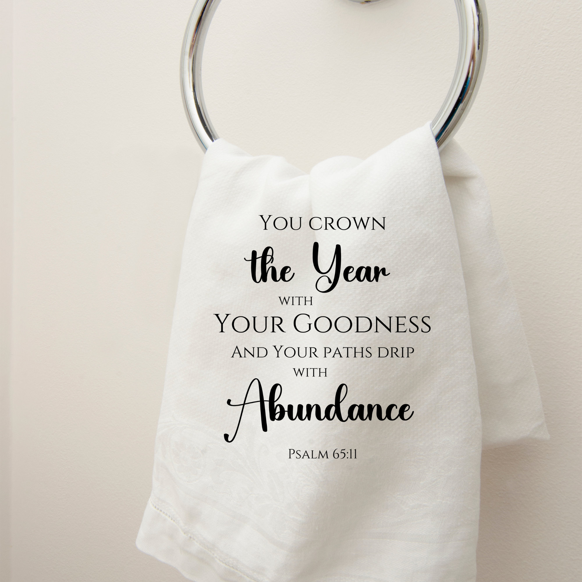 Motivational Verse Png File/psalm 65:11 - You Crown the Year With Your ...
