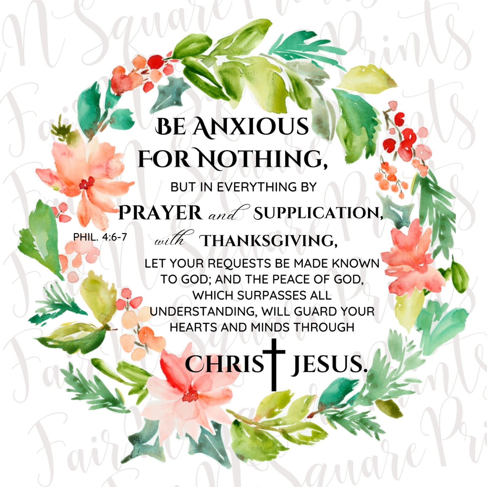 Be Anxious for Nothing Png File for Sublimation/philippians - Etsy
