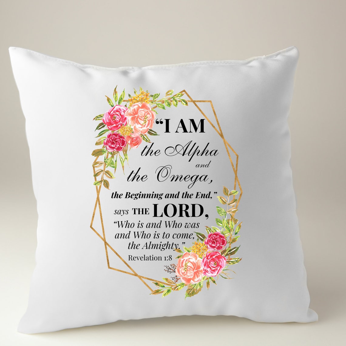 Alpha and Omega Floral PNG File, Christian Verse (digital Download) - Etsy