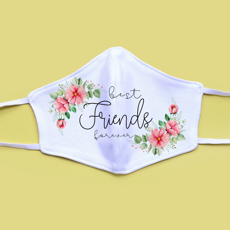 Best Friends Forever With Flower Png File for | Etsy