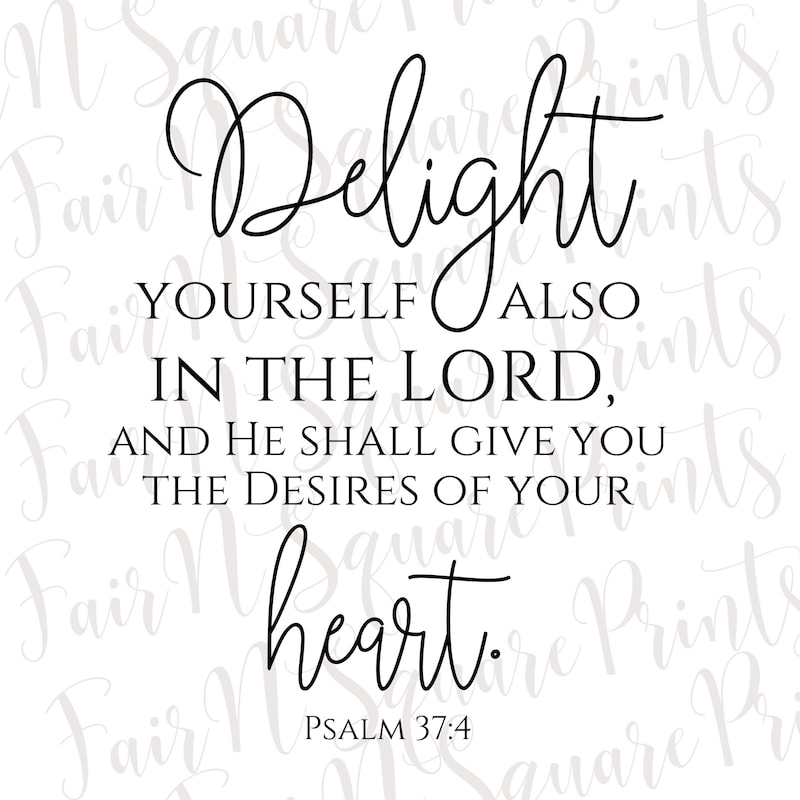 Psalm 37 4 - Etsy