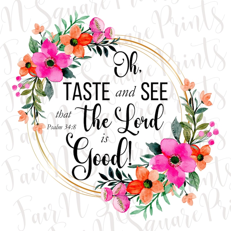 Taste and See - Etsy