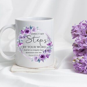 Psalm 119:133 - Direct My Steps Png File for Sublimation/motivational ...