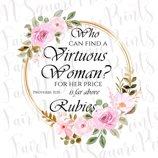 Virtuous Woman - Etsy