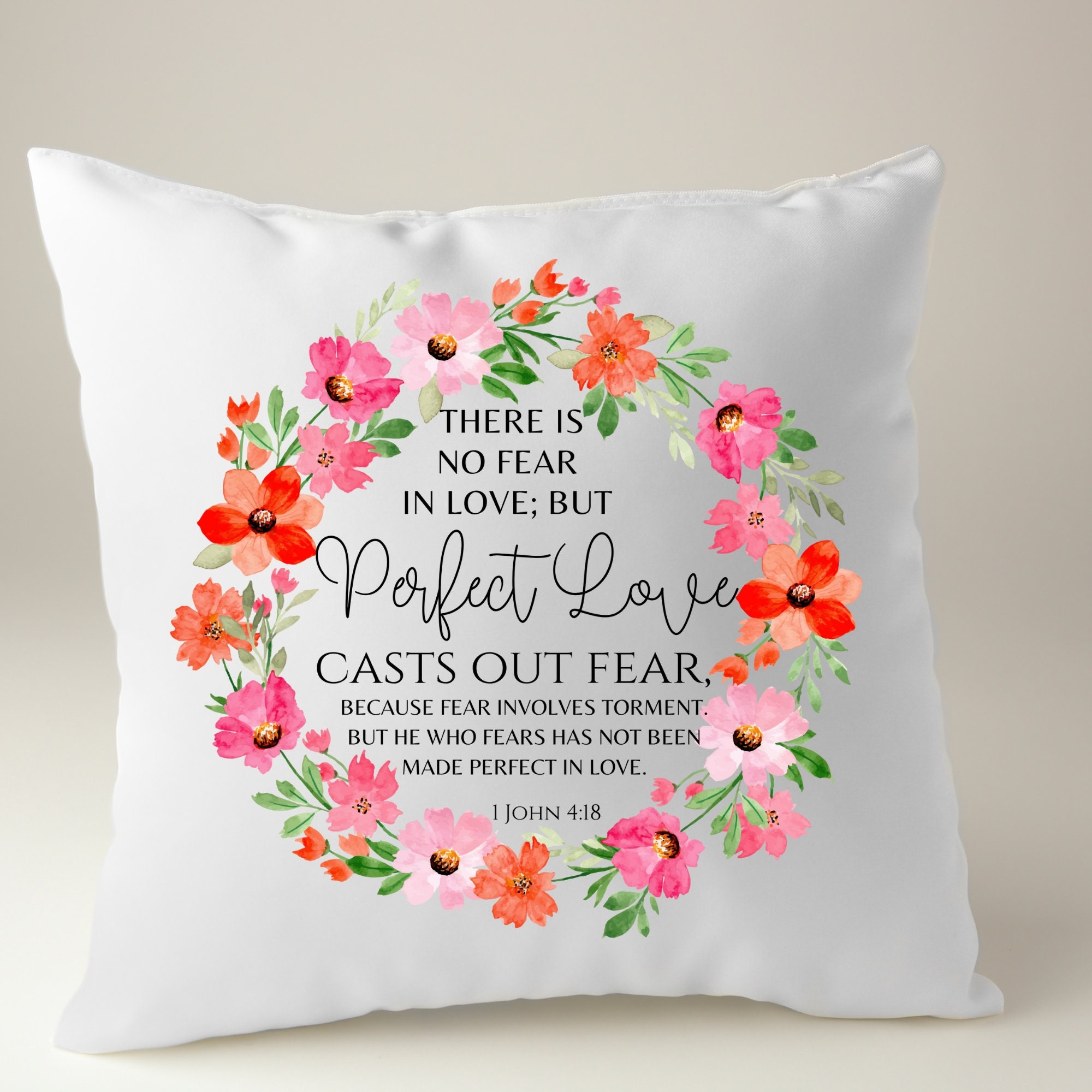 Perfect Love Casts Out Fear Png File for Sublimation/1 John - Etsy