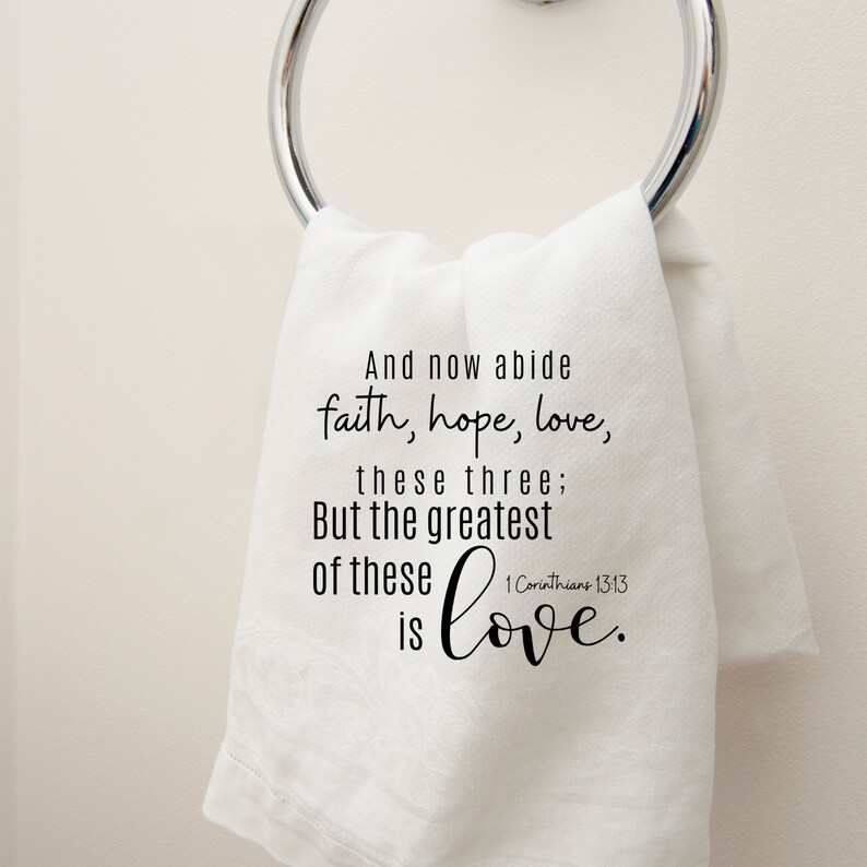 And Now Abide Faith Hope Love Png File for Sublimation/1 Corinthians 13 ...