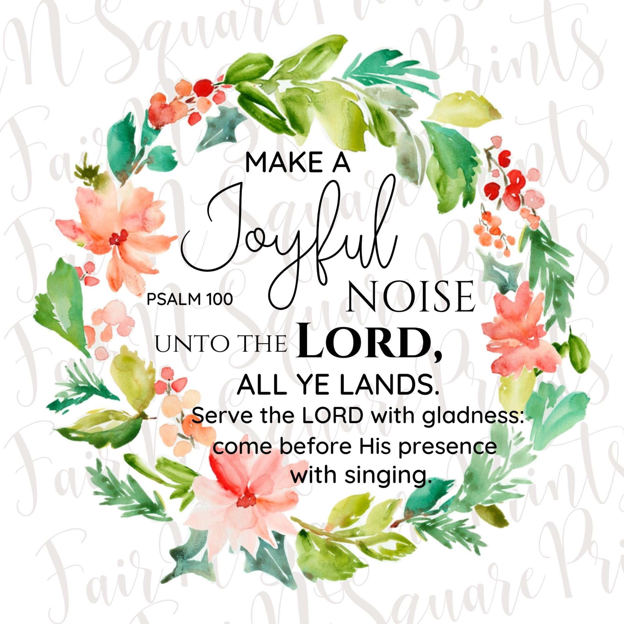Make A Joyful Noise Clip Art