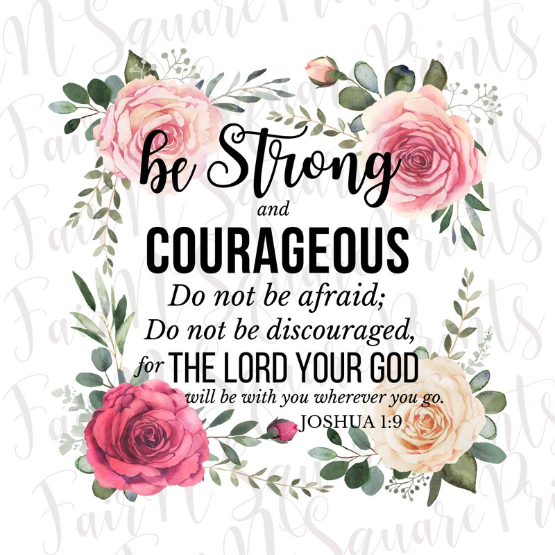 Joshua 1 9 Svg - Etsy