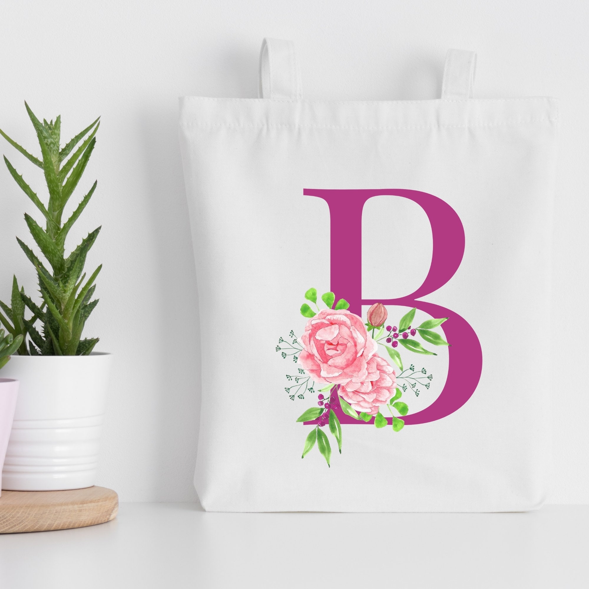 Floral Letter B PNG: Royal Heath, Sublimation Design (digital Download ...