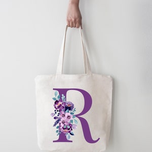 Initial R With Purple Flower Png File for Sublimation/purple Flower ...