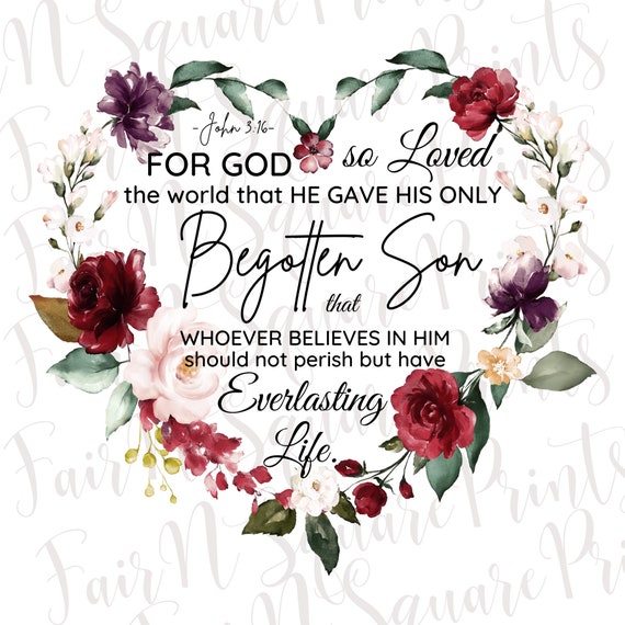 John 3 16 In H