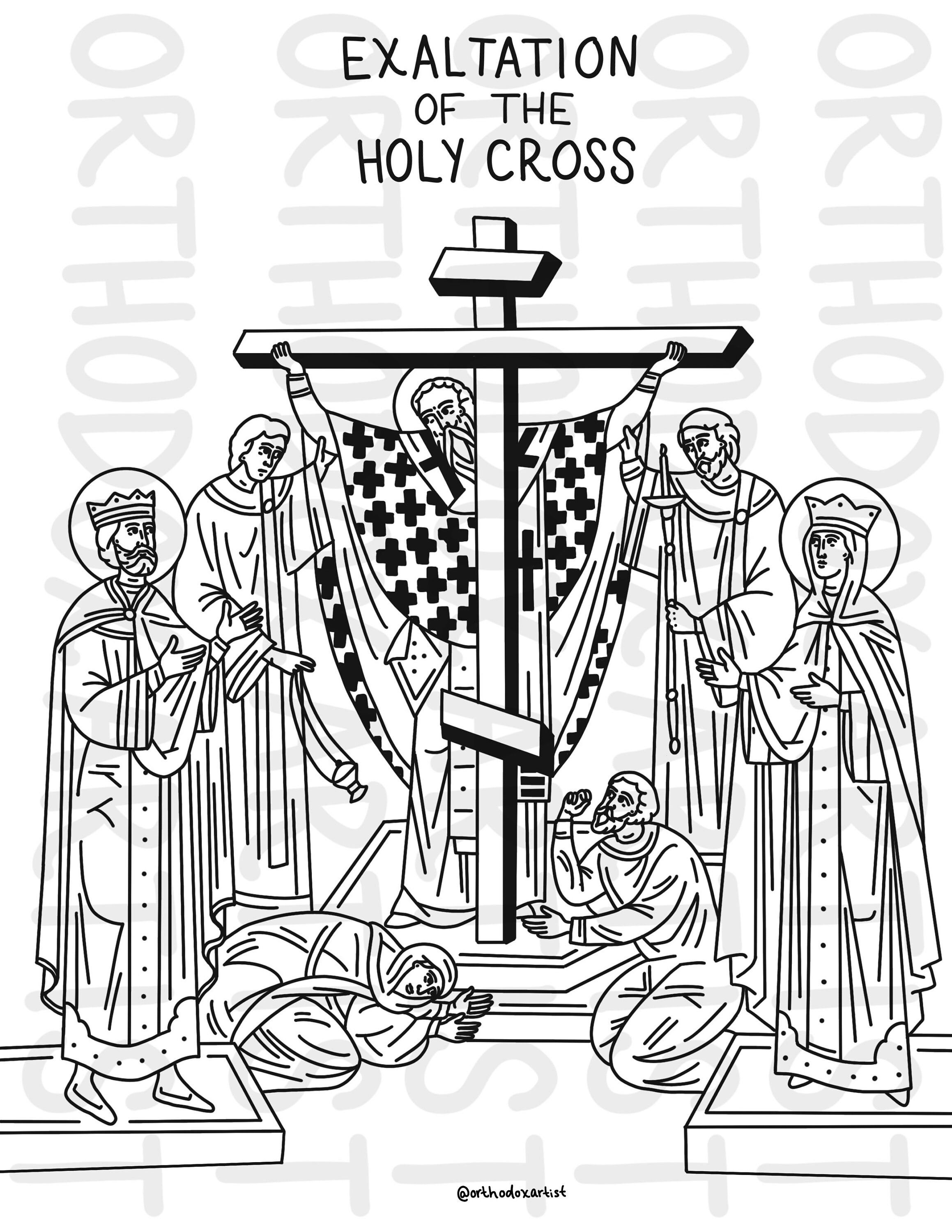 Journey to Pascha Coloring Pages - Etsy