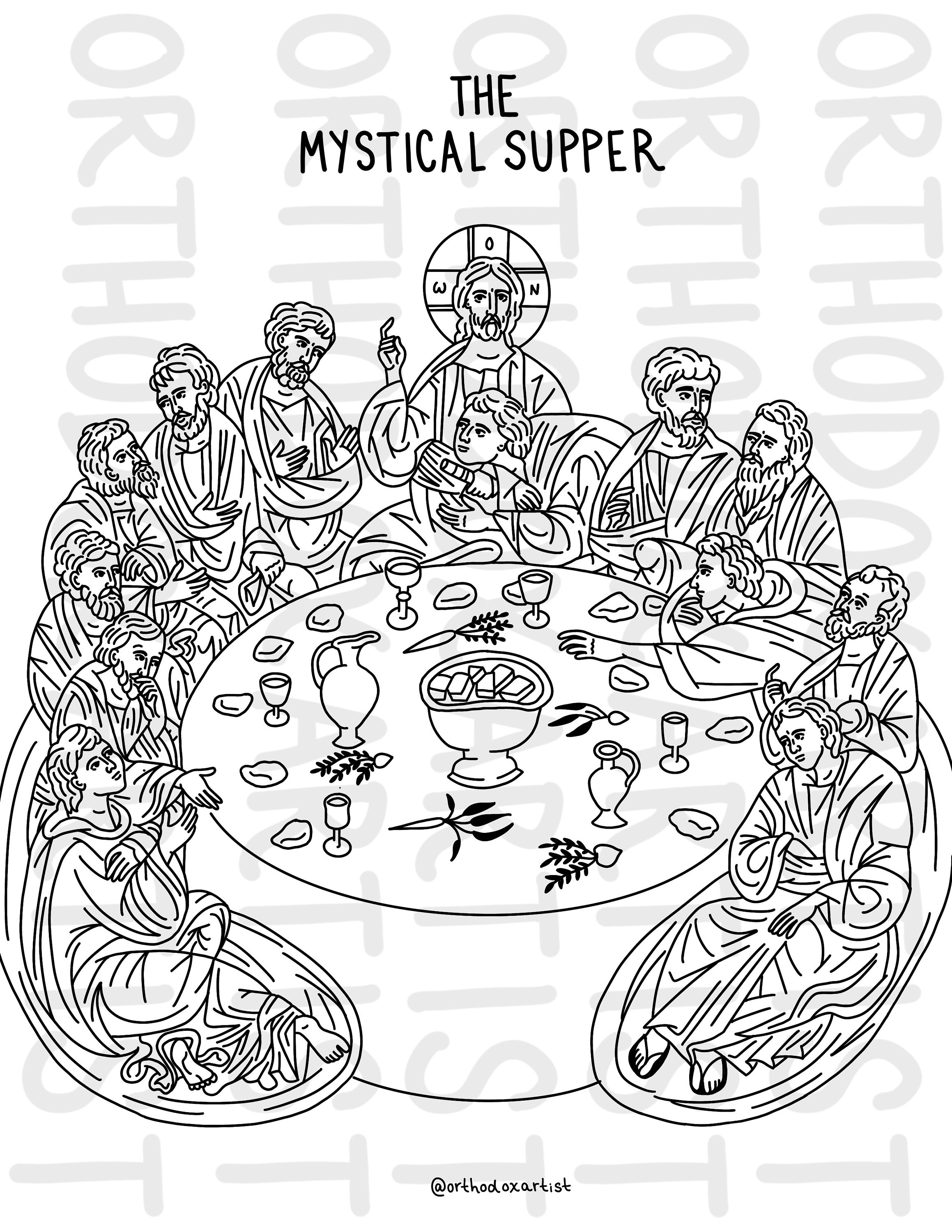 Journey to Pascha Coloring Pages - Etsy