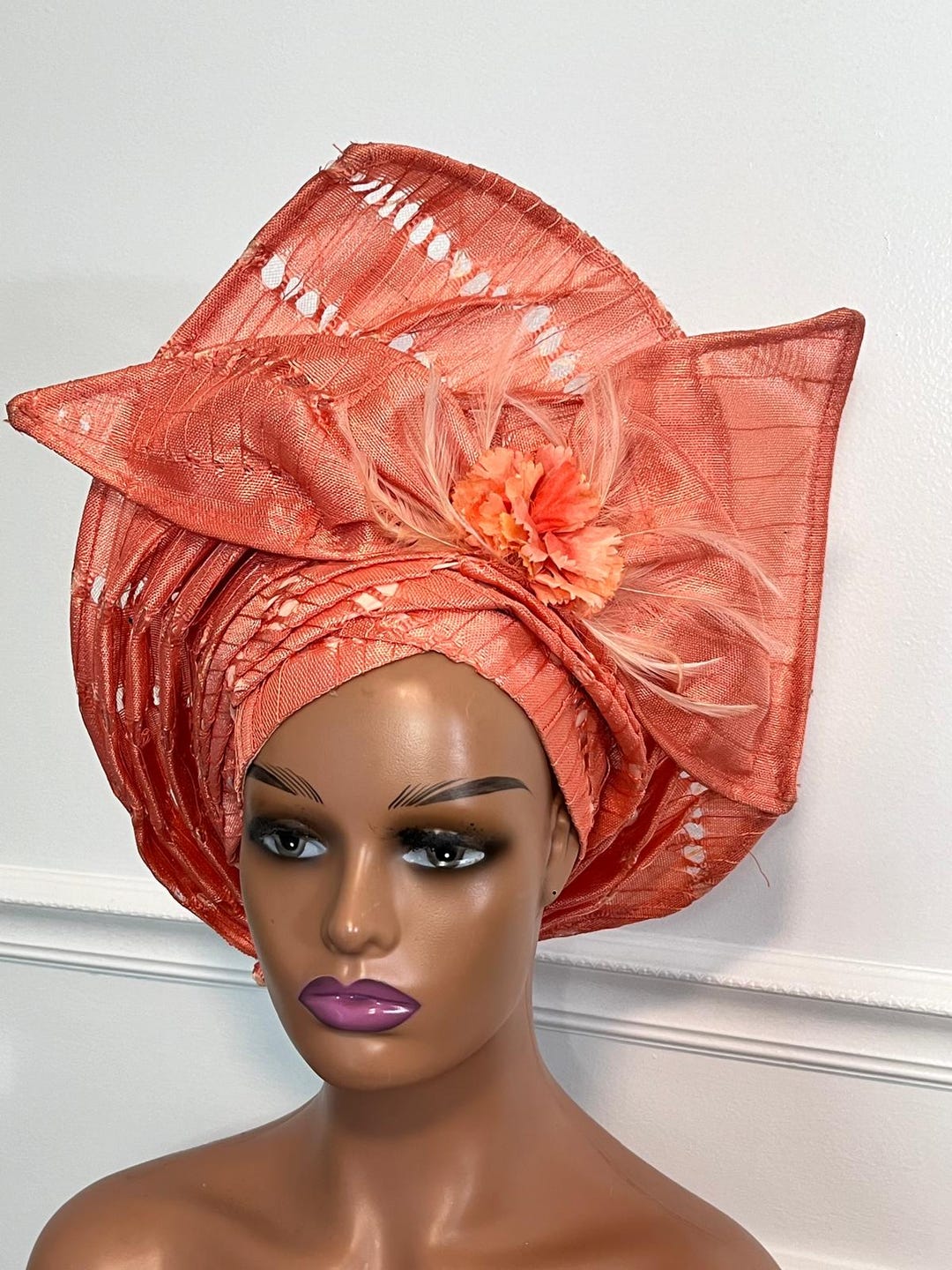 African Rich Mummy Auto Gele, Rich Auntie , Birthday Asoke Auto Gele - Etsy