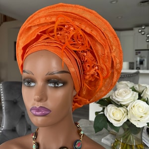 African Auto Gele Asoke / Ready Made Auto Gele/ Bridal Auto Gele - Etsy