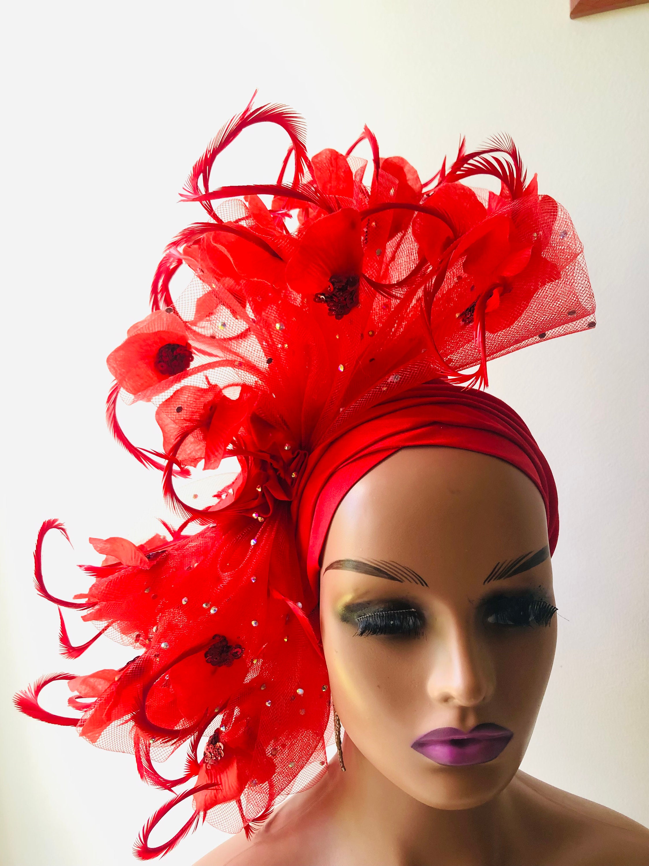 Auto Gele Lace /wedding Gele - Etsy