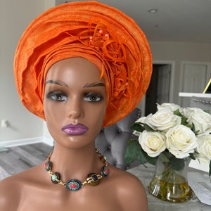 African Auto Gele Asoke / Ready Made Auto Gele/ Bridal Auto Gele - Etsy