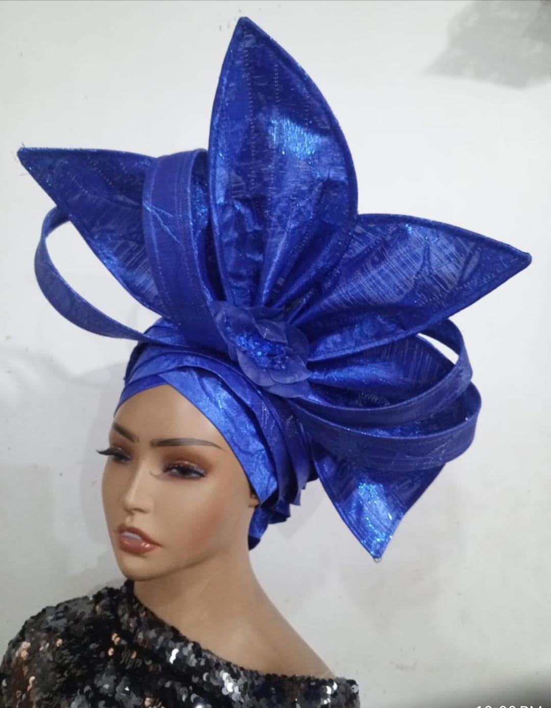 Ready Made Auto Gele / African Head Tie / African Queen Auto Gele ...