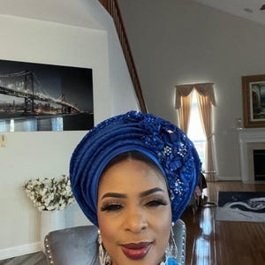 Asoke Headtie African Queens Headgear Wedding Asoke Head Tie Auto Gele ...