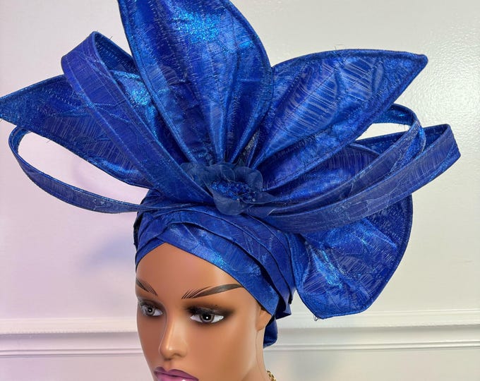 Ready Made Auto Gele / African Head Tie / African Queen Auto Gele ...