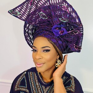 African Gele / Ready Made Auto Gele - Etsy