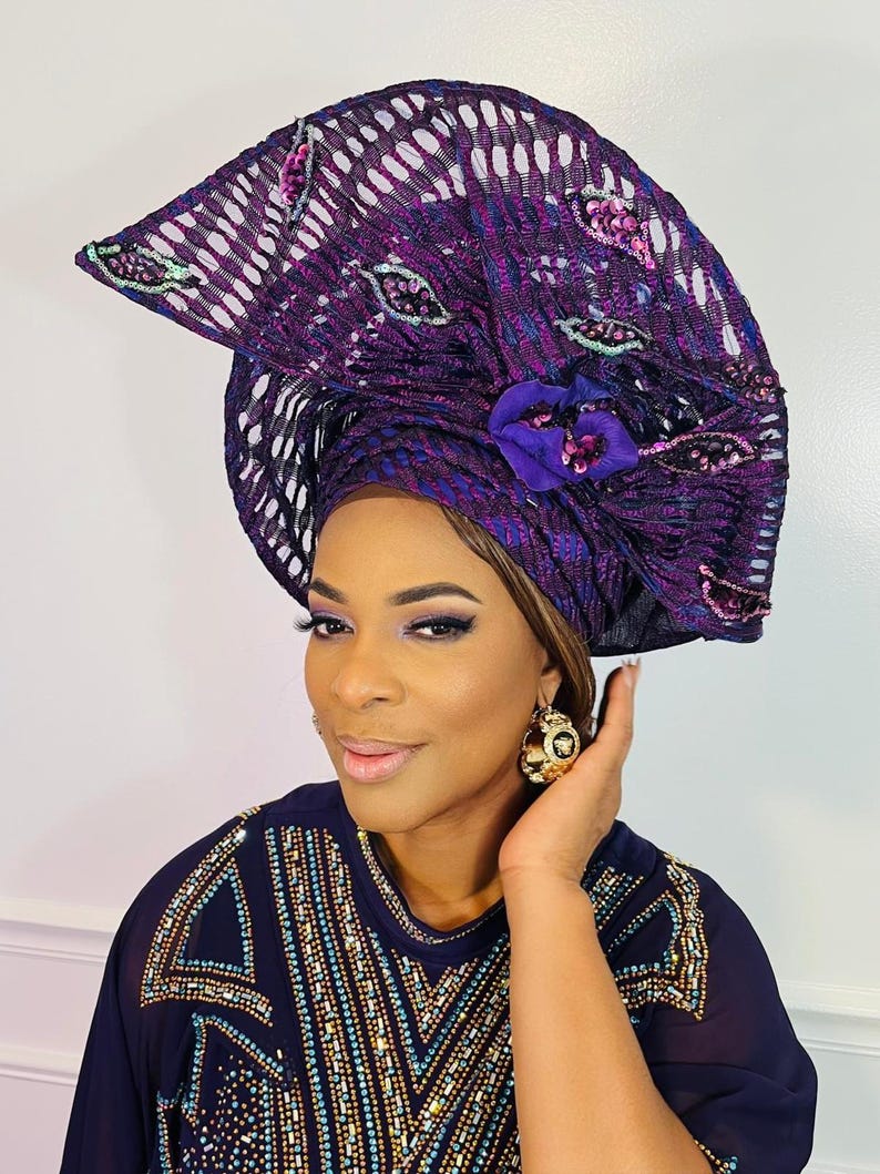 African Gele / Ready Made Auto Gele - Etsy