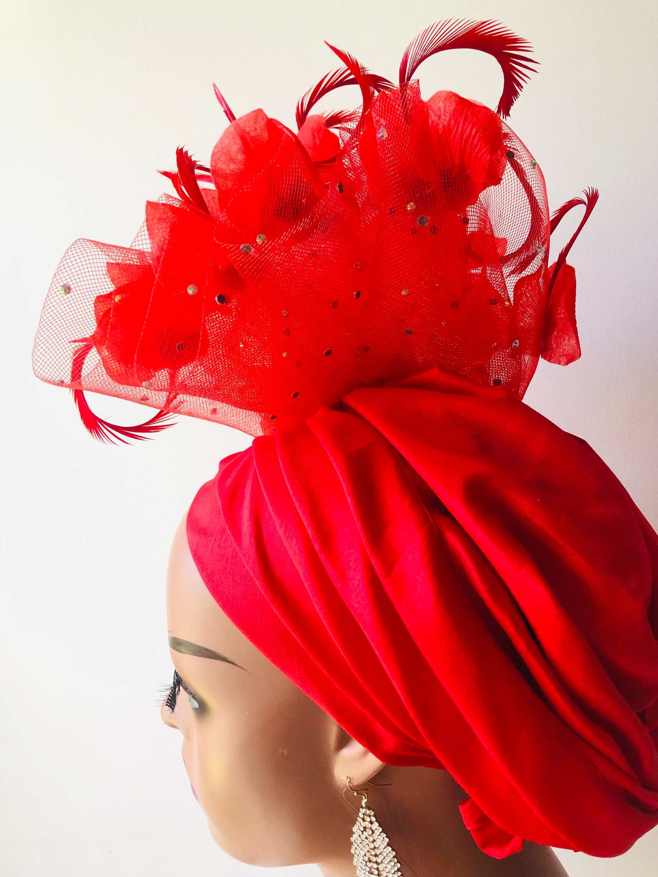 Auto Gele Lace /wedding Gele - Etsy