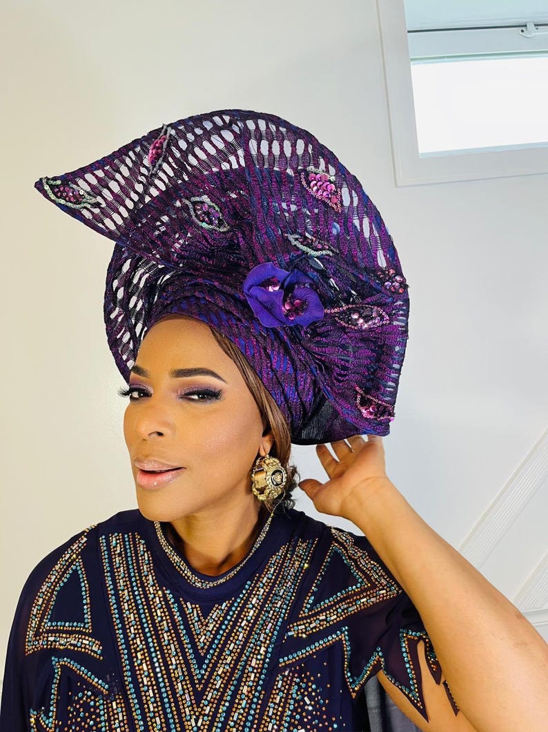 African Gele / Ready Made Auto Gele - Etsy