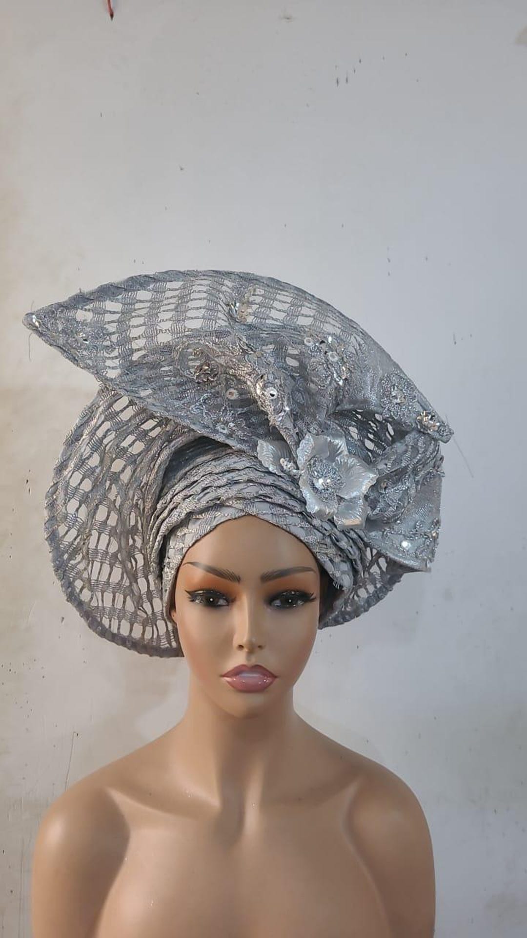Asoke Headtie African Queens Headgear Wedding Asoke Head Tie Auto Gele ...
