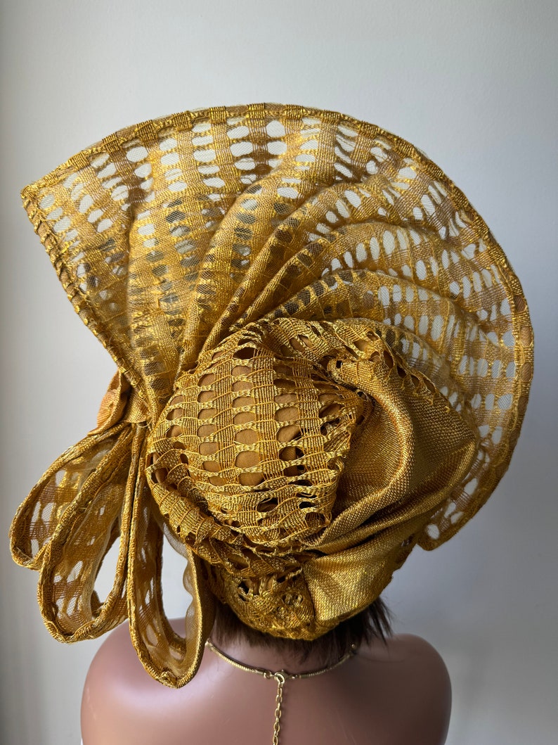 Classy Auto Gele / African Auto Net Gele - Etsy