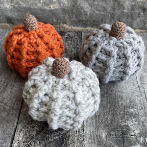 Chunky Rustic Pumpkins Crochet Pattern - Etsy