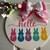 Hello Peeps Easter Round Front Door Sign - Etsy
