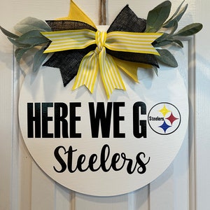 Pittsburgh Steelers Door Sign - Etsy