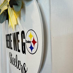 Pittsburgh Steelers Door Sign - Etsy