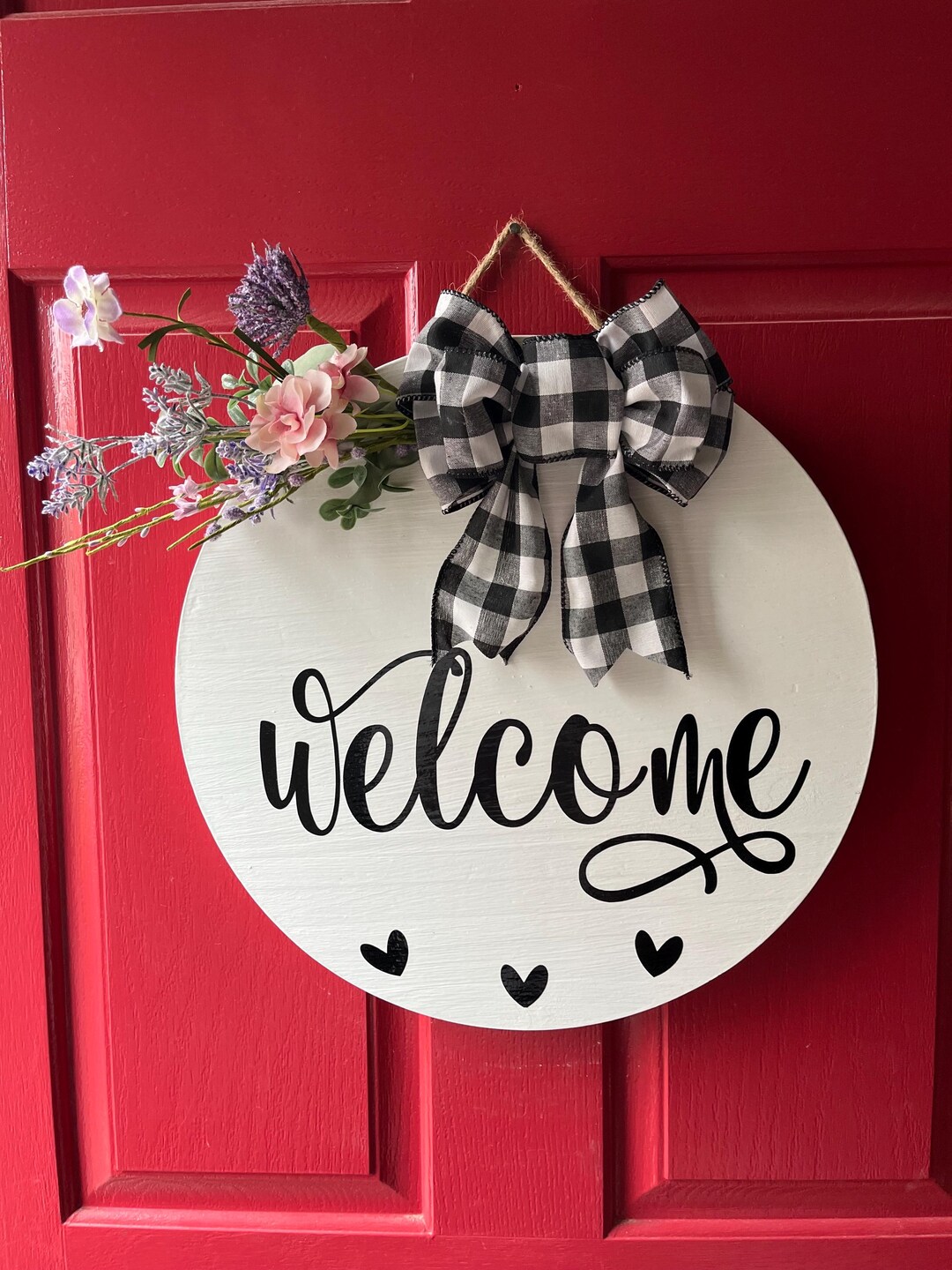 Welcome Door Sign - Etsy
