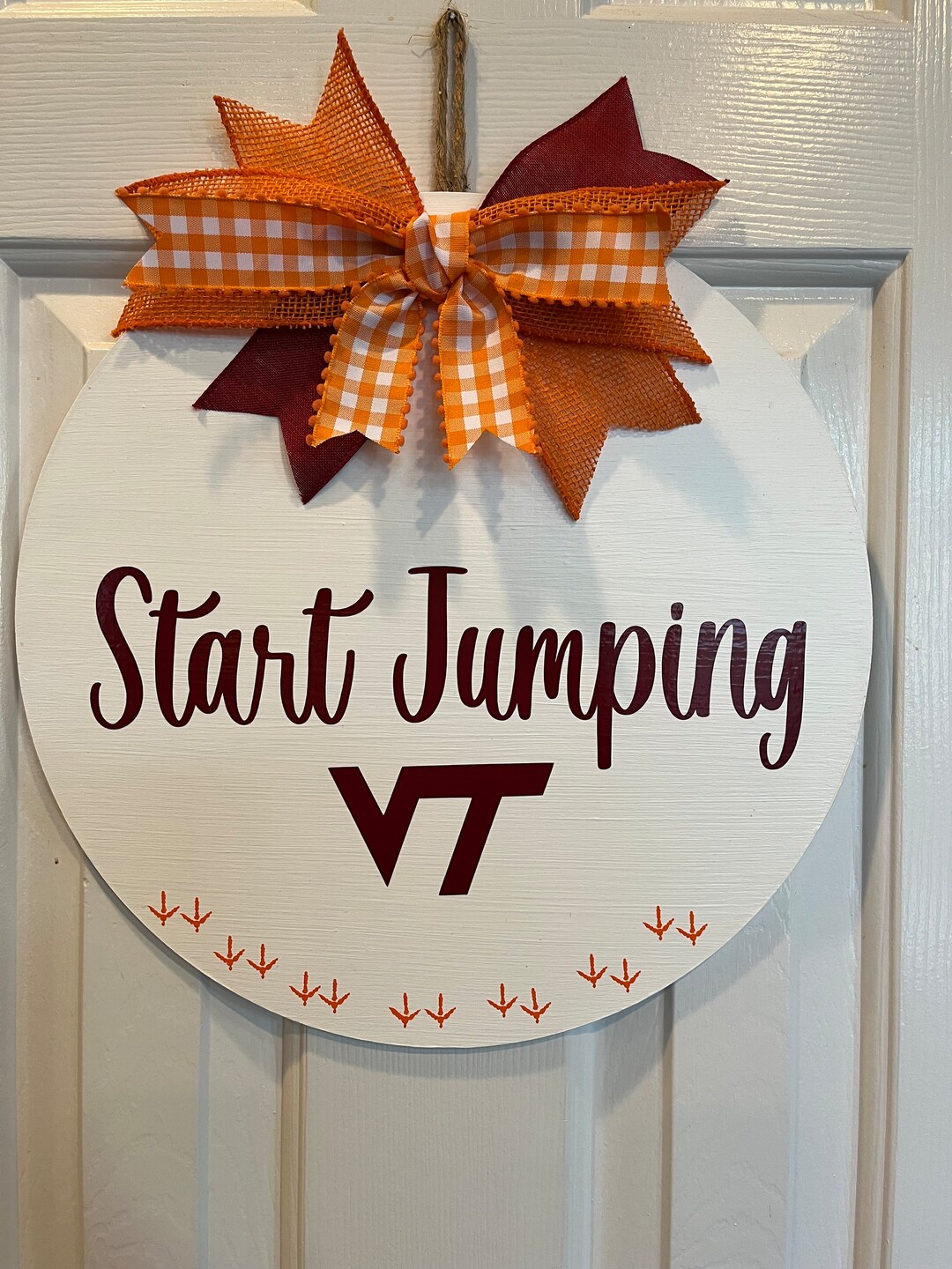 Virginia Tech Door Sign - Etsy