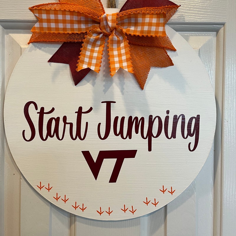 Virginia Tech Wreath - Etsy