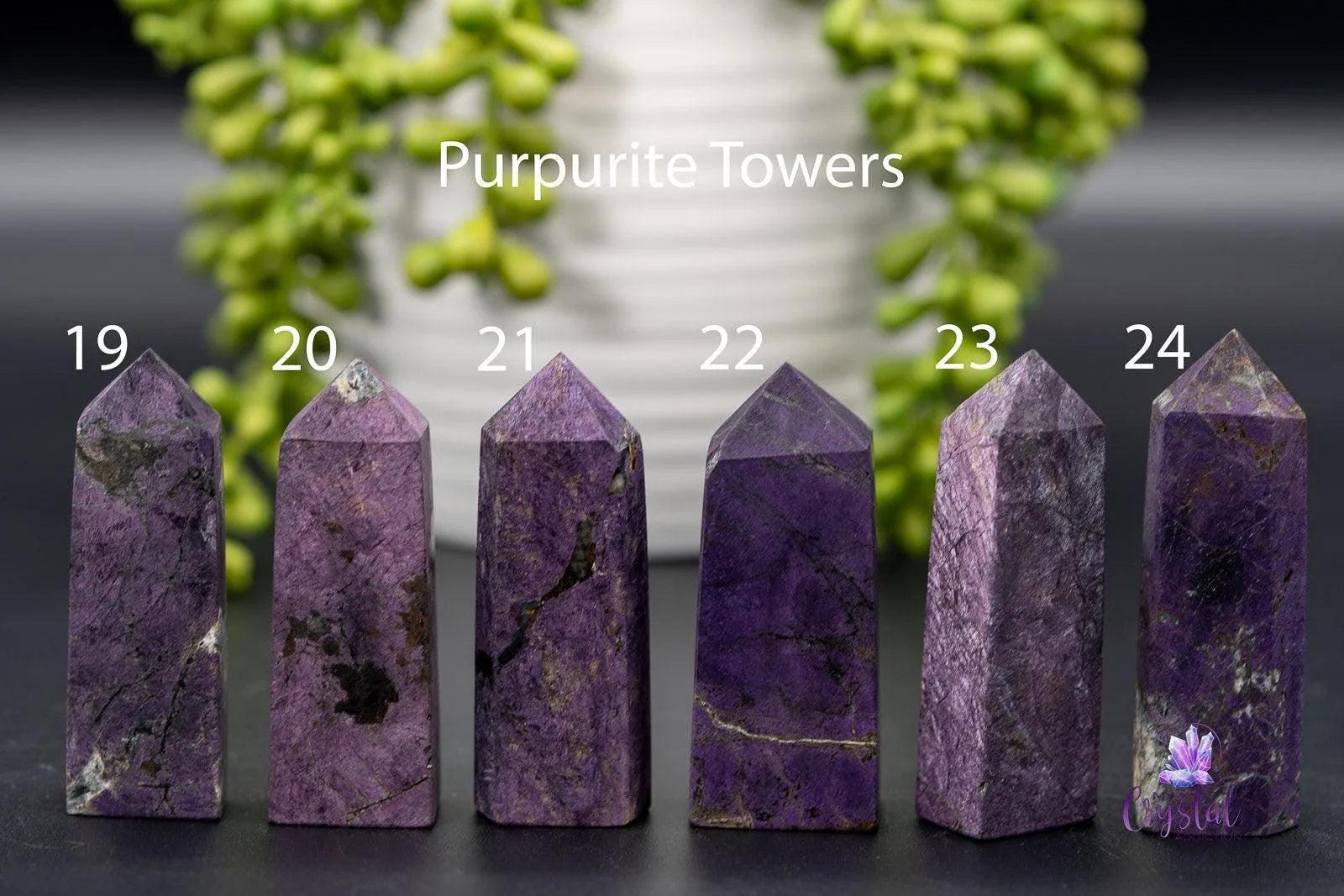 Purpurite Towers 1.9"-3.8"/49mm-96mm - Etsy