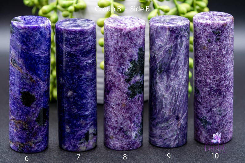 Charoite Harmonizer / Cylinder - Etsy
