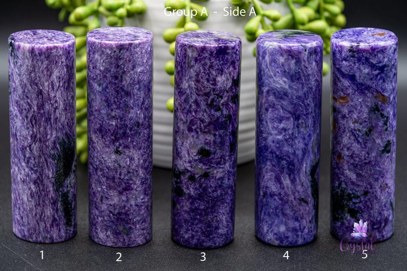 Charoite Harmonizer / Cylinder - Etsy