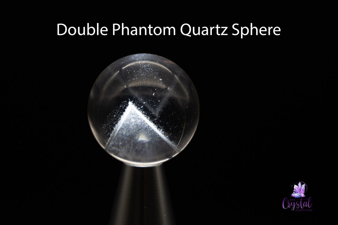 Phantom Quartz Sphere 1.1"/28mm - Double Phantom - Etsy