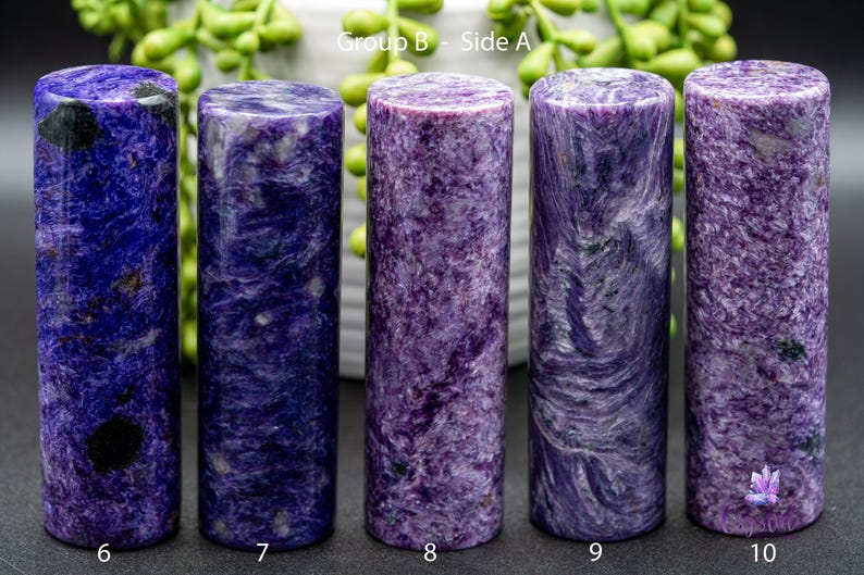 Charoite Harmonizer / Cylinder - Etsy